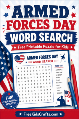 Armed Forces Day Word Search