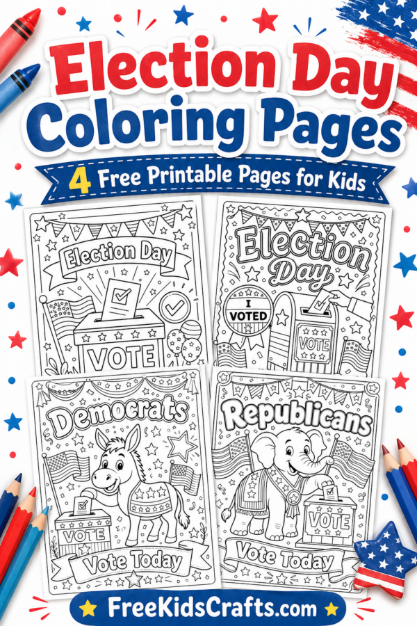 Election Day Coloring Pages