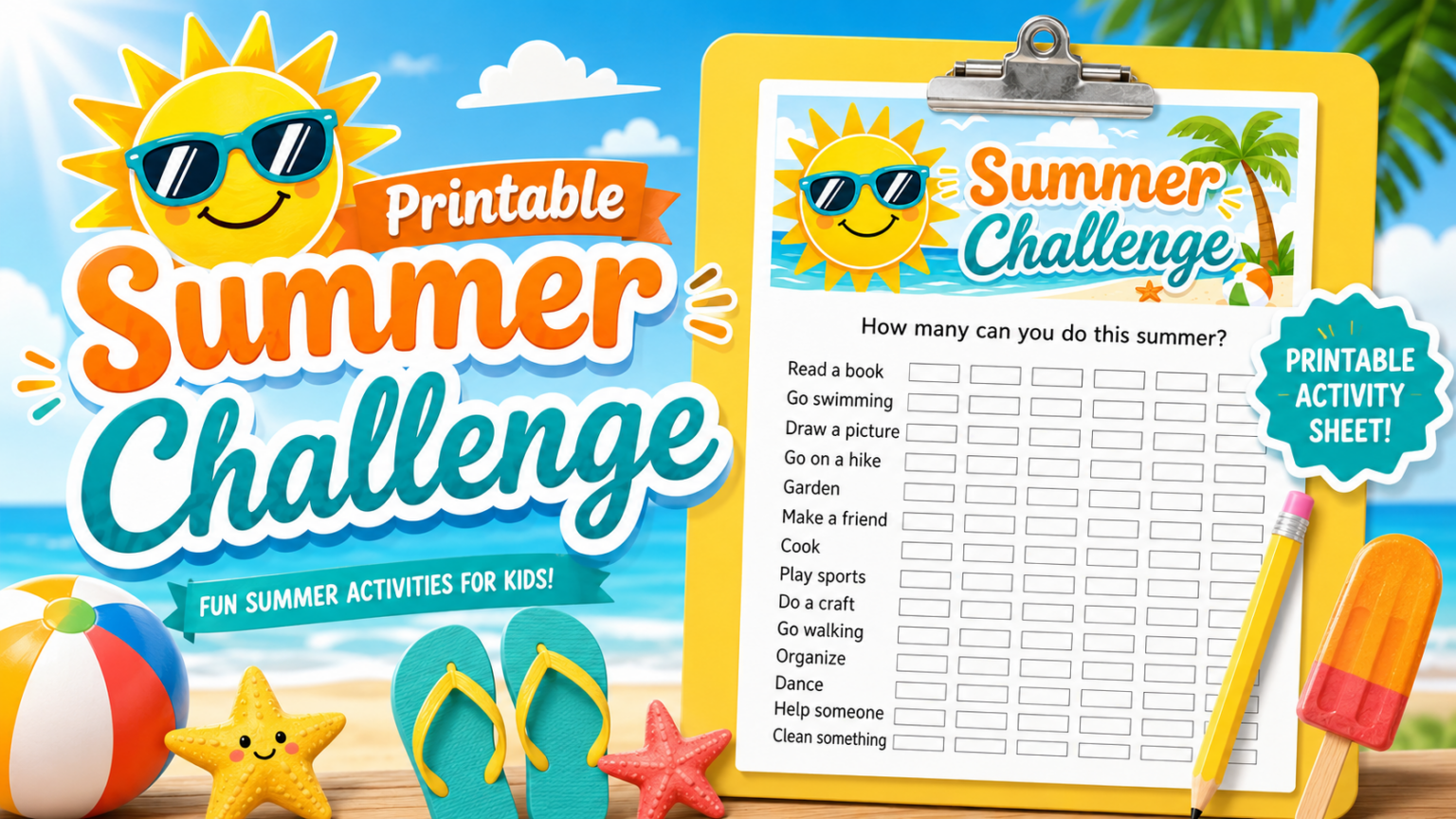 Printable Summer Challenge