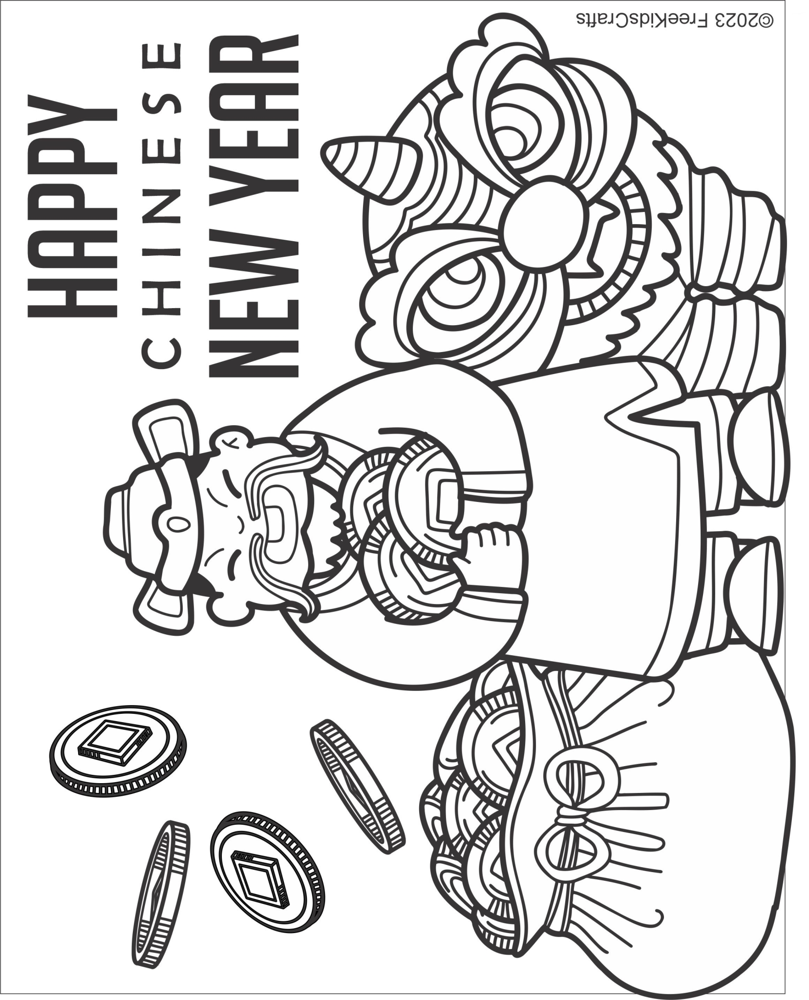 Chinese New Year Coloring Pages