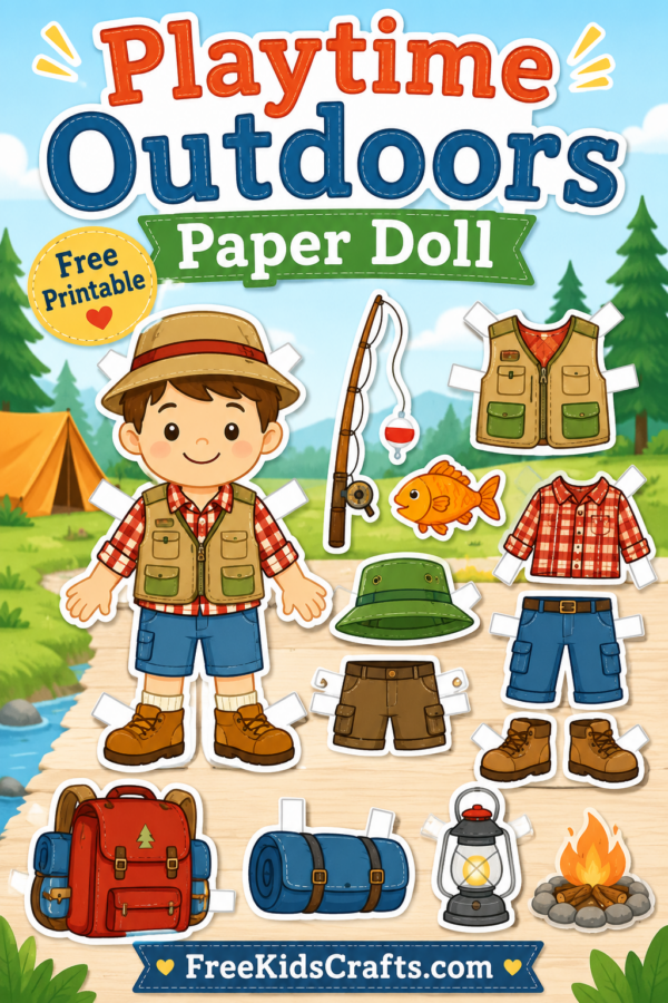 Playtime Outdoors Paper Doll