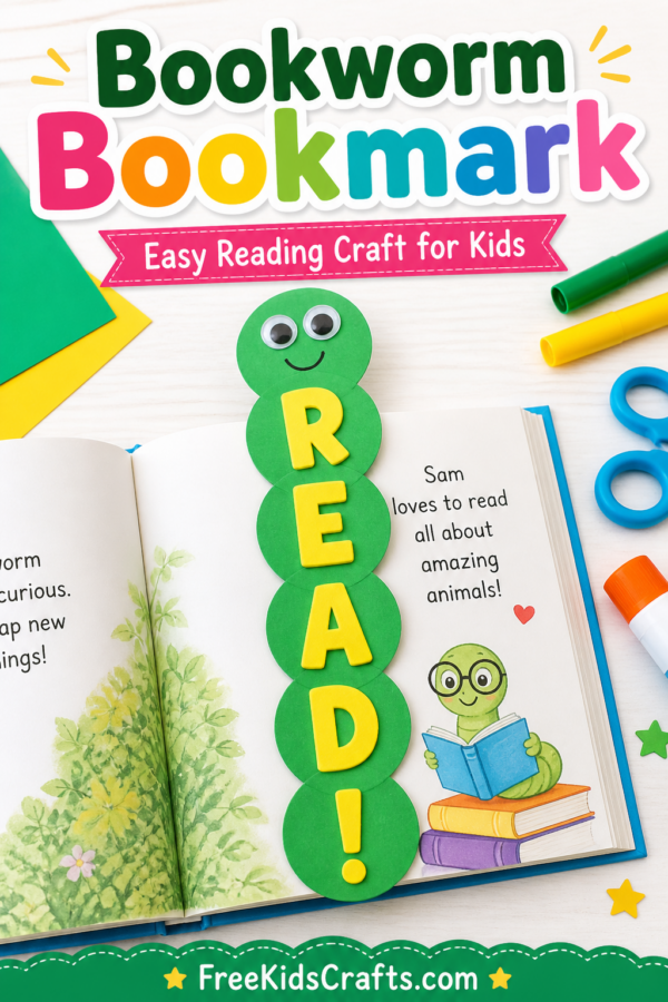 Bookworm Bookmark