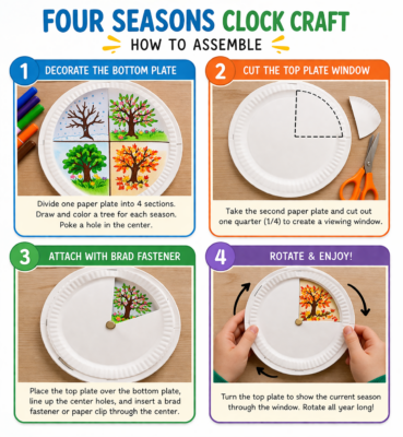 Four Seasons Clock Craft