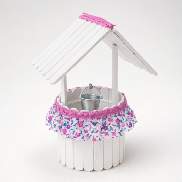 Craft Stick Wishing Well